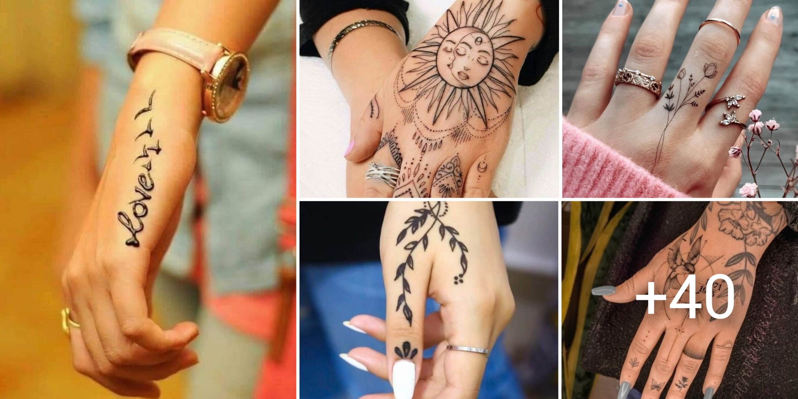Maravillosas ideas para tatuarte las manos y dedos